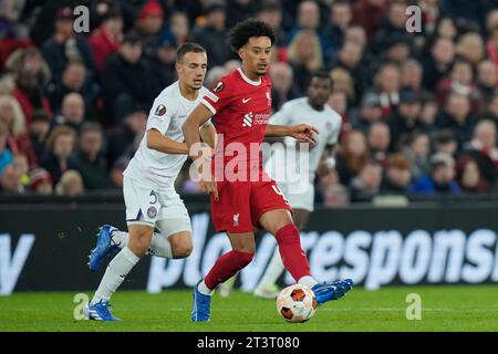 Calum Scanlon #48 of Liverpool during the UEFA Europa League match ...