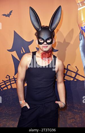 Sinan Movez beim Opening der Fanta Haunted Mansion in der Arena Berlin ...