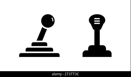 Gear Stick Icon. Glyph Style Gear Stick Fill Icon Vector Illustration ...