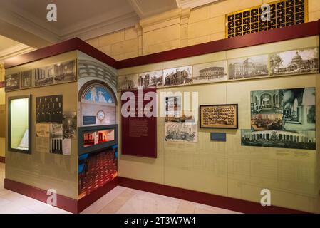 Interpretive display in the Supreme Court Building, Washington, DC USA ...