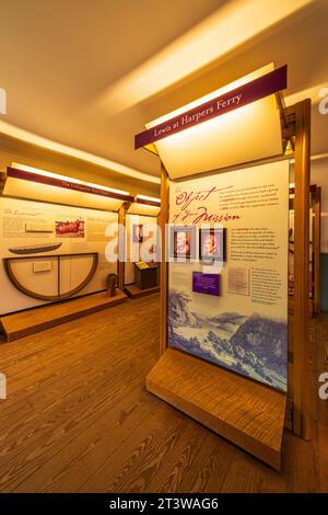 Lewis and Clark interpretive sign at Harpers Ferry National Historic ...