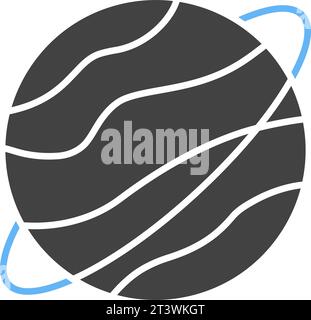 Solar system gravity icon. Outline solar system gravity vector icon ...