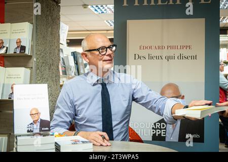 Former minister Edouard Philippe, president of the Horizons political ...