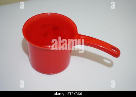 Indonesian gayung or water sadle, it is used in Indonesia to take a ...