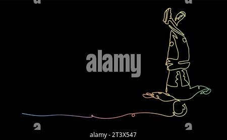break dancer-continuous one line drawing Stock Vector Image & Art - Alamy