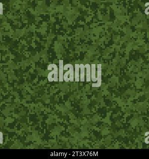 Professional seamless pixel forest camouflage for your production or ...
