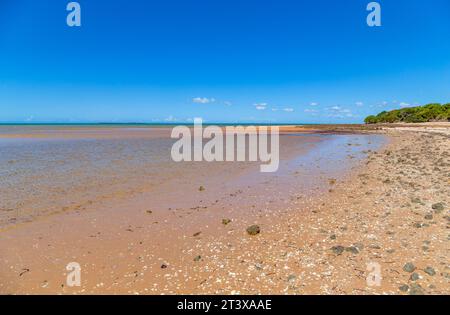 Pristine beach in Inhaca Island outside Maputo, Mozambique Stock Photo ...