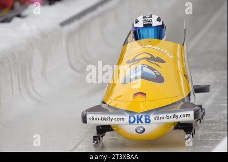 Johannes Lochner und Joshua Bluhm Aktion BMW FIBT World championships ...