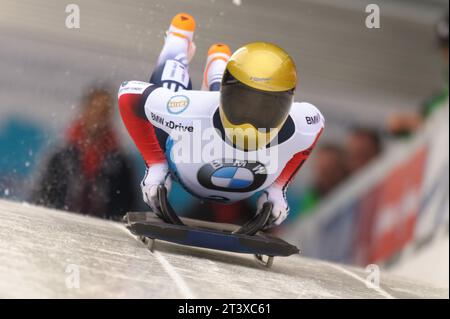 Lizzy Yarnold GBR Skeleton Weltmeisterin BMW FIBT World championships ...
