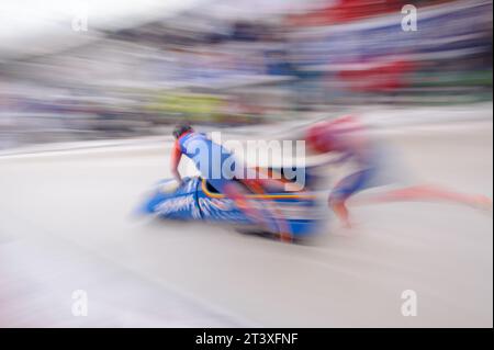 Maria Adela Constantin und Andrea Grecu ROU 2er Bob BMW FIBT World ...