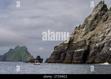 Sceilg Bheag , Skellig Rock Small, Ireland, United Kingdom Stock Photo ...