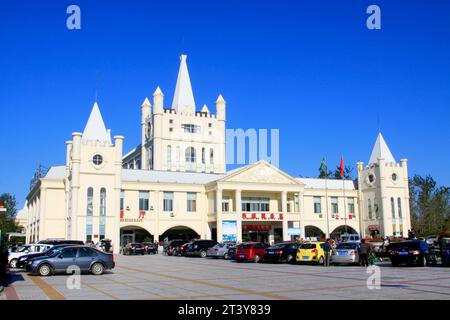 landscape of expressway service area in china Stock Photo - Alamy