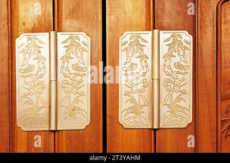 copper hinge, traditional Chinese style tools Stock Photo - Alamy