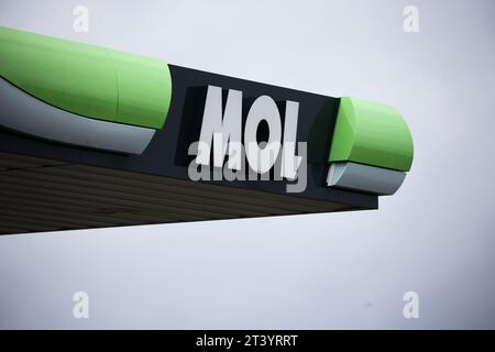 Poland. October 9, 2023. MOL gas station Stock Photo - Alamy