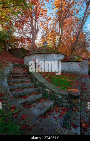 The ancient ice houses of Lake Varese where lake ice was stored with ...