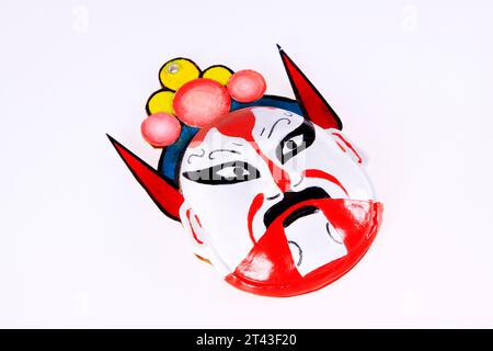 Peking Opera face clay sculpture, Chinese traditional arts and crafts ...