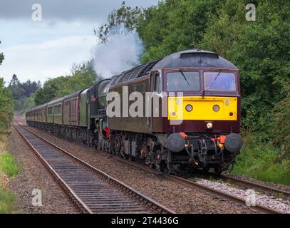 West Coast railway co class 47 locomotive on the little North western ...