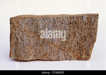 Spotted schist is a metamorphic rock originated by contact metamorphism ...