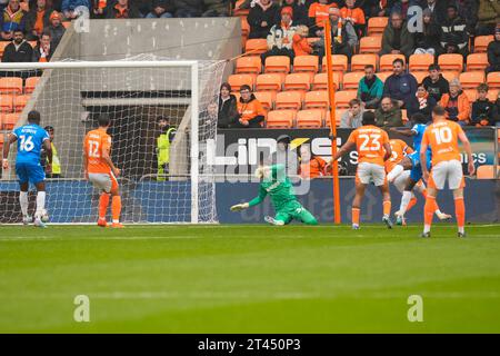David Ajiboye #16 of Peterborough United competes with Dominic Thompson ...