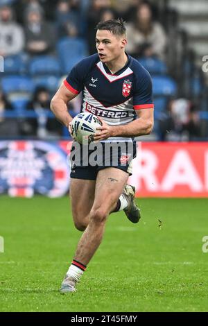 Jack Welsby of England makes a break during the ABK Beer Internationals ...