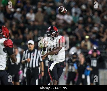 October 14, 2023: San Diego State Aztecs running back Leo Kemp #49 runs ...