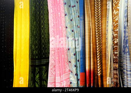 Traditional Indian dress / saree, Different texture and color beautiful ...