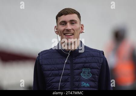 James Garner of Everton arrives during the Premier League match ...