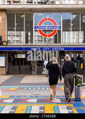 White City Underground station, Shepperd's Bush, London, England, UK ...