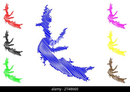 Lake Arkabutla Reservoir (United States of America, North America, us ...
