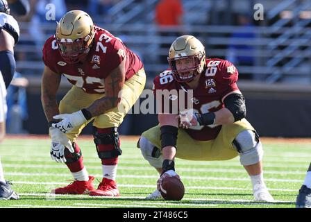 Boston College offensive lineman Drew Kendall runs in the 40-yard dash ...