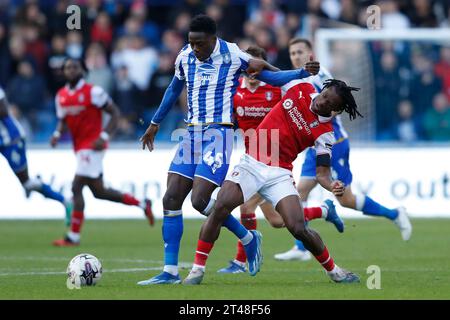 Anthony Musaba (Sheffield Wednesday) battles with Ethan Ampadu (Leeds ...
