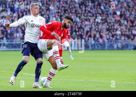 EINDHOVEN - Ismael Saibari of PSV Eindhoven during the Dutch Eredivisie ...