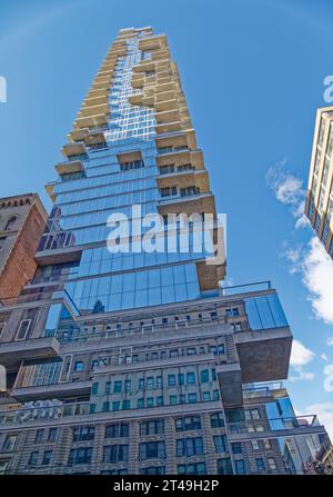 Manhattan’s controversial 56 Leonard Street in Tribeca, aka Jenga ...