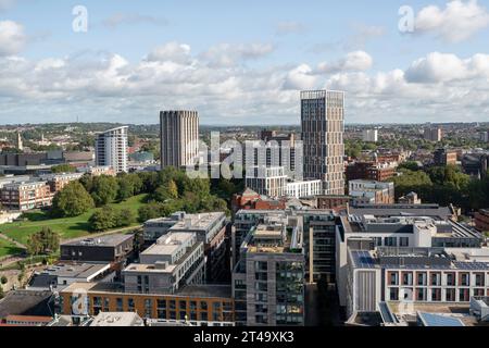 Castle Park View, the tallest building in Bristol, seen from a high ...