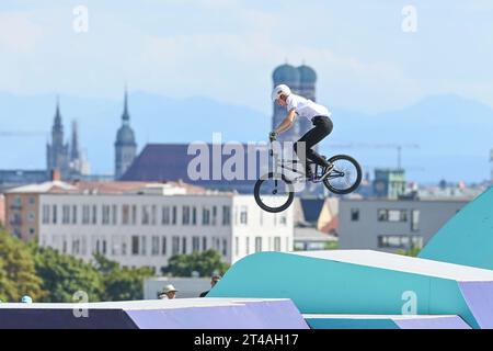 Kim Muller (Germany, Silver Medal). BMX Freestyle women. European ...