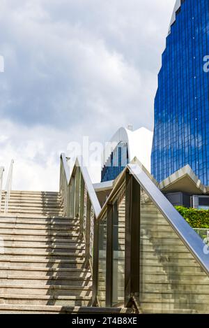 Large staircase inside the exhibition center Stock Photo - Alamy