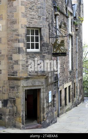 View of the Writers Museum, housed in Lady Stair's House, Lawnmarket ...