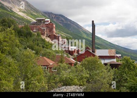 Kennicott Mine, historic copper mine near McCarthy, Wrangell-St.Elias ...