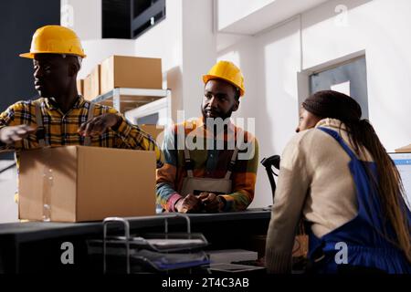 Post Office Parcel Sorting Room Victorian period Stock Photo - Alamy
