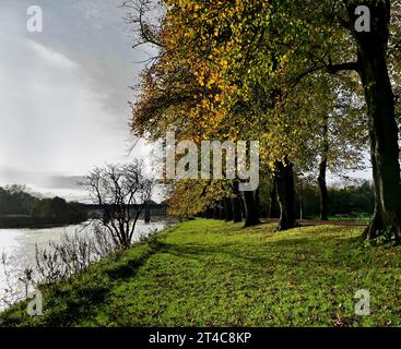 Around the UK - Colours of Autumn, Avenham Park, Preston, UK Stock ...