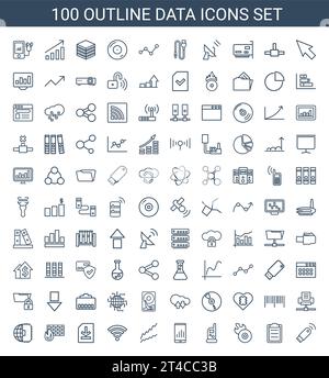planet down arrow download data line icon vector illustration Stock ...