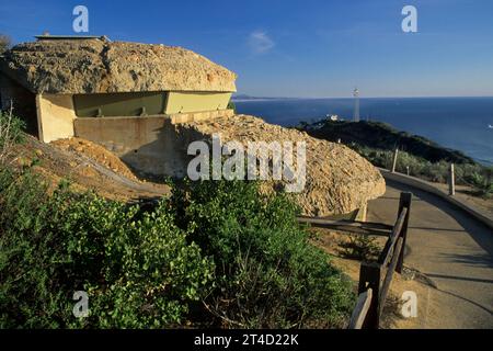 World War 2 bunker at Cabrillo National Monument,Point Loma,San Diego ...