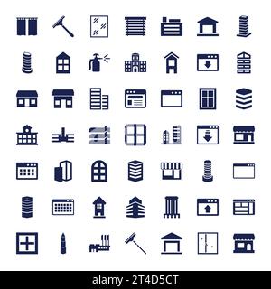 7 window icons Royalty Free Vector Image Stock Vector Image & Art - Alamy