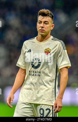 Stephan El Shaarawy of AS Roma seen in action during the Serie A match ...