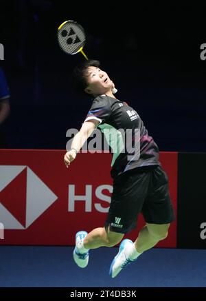 He Bing Jiao of China 1/2 FINALE Women during the Yonex Internationaux ...