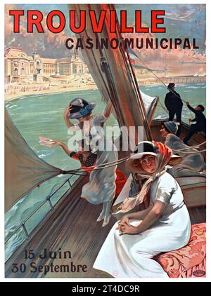 Vintage Travel Poster 1800’s Stock Photo - Alamy