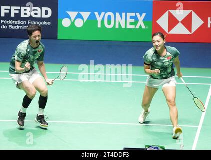 Tang Chun Man and Tse Ying Suet of, Hong Kong. , . Super 750 Badminton ...