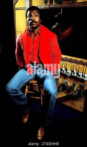 American actor and football player Carl Weathers, USA 1988 Stock Photo ...
