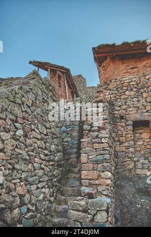 Pisac Archaeological Complex which was built by Incas in Sacred Valley ...