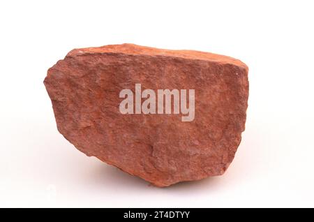 Red mudstone is a fine-grained sedimentary rock composed by clay ...